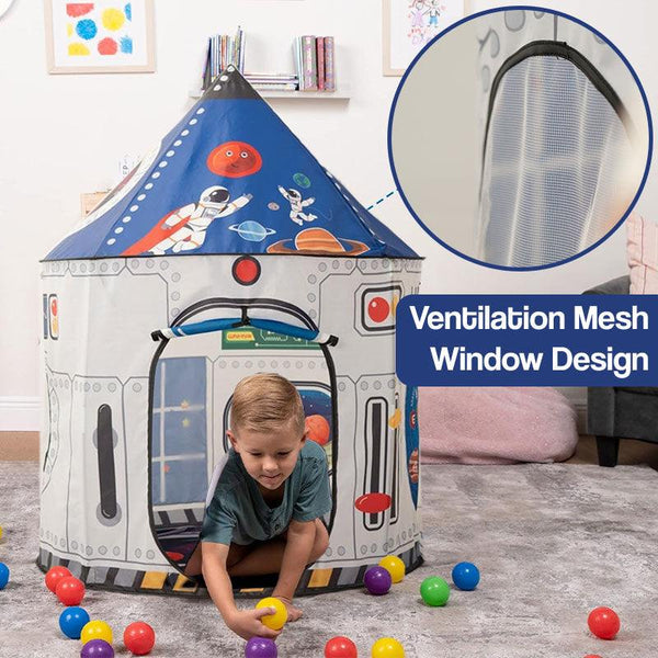 Space Voyager Rocket Ship Tent - Little Learners Toys