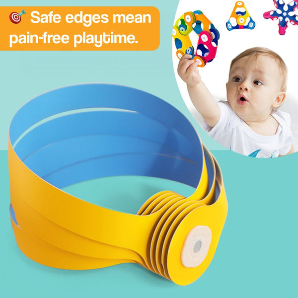 3D Magnetic Soft STEM Building Blocks - Little Learners Toys